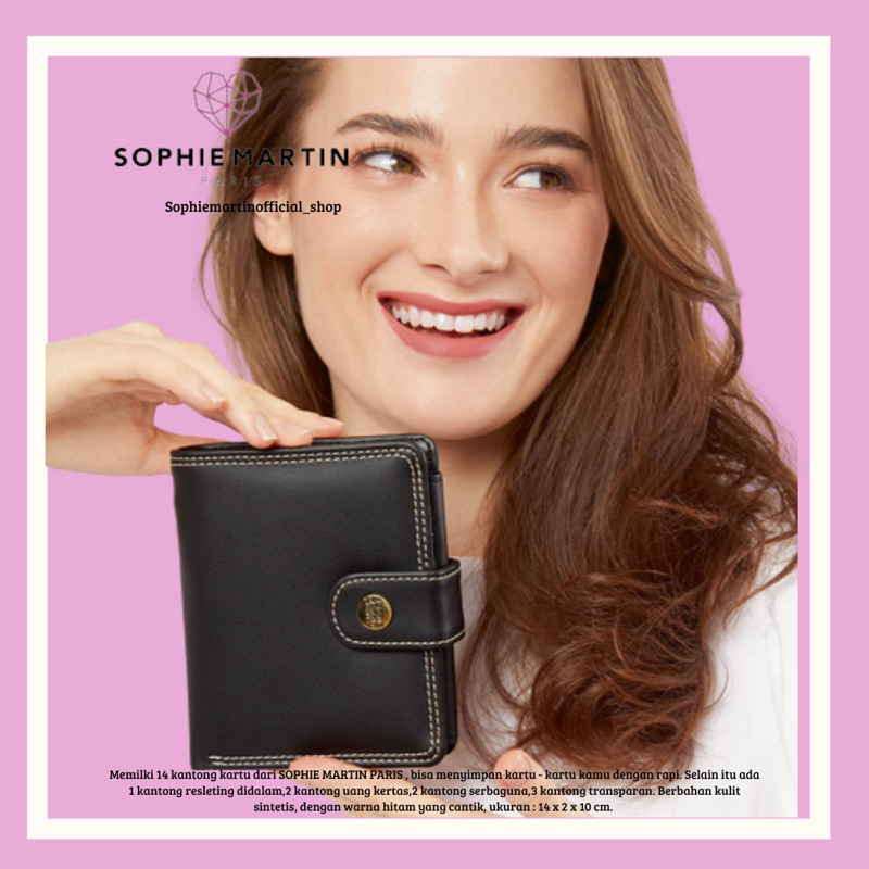 Jual Dompet Wanita Lipat Mini Sophie Martin Official Minaco | Shopee ...