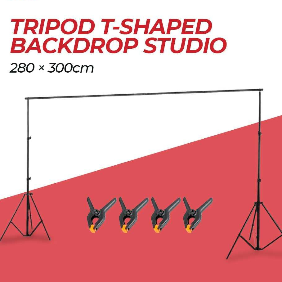 Jual Tiang Backdrop Background Foto Studio Produk Konten Stand Backdrop ...