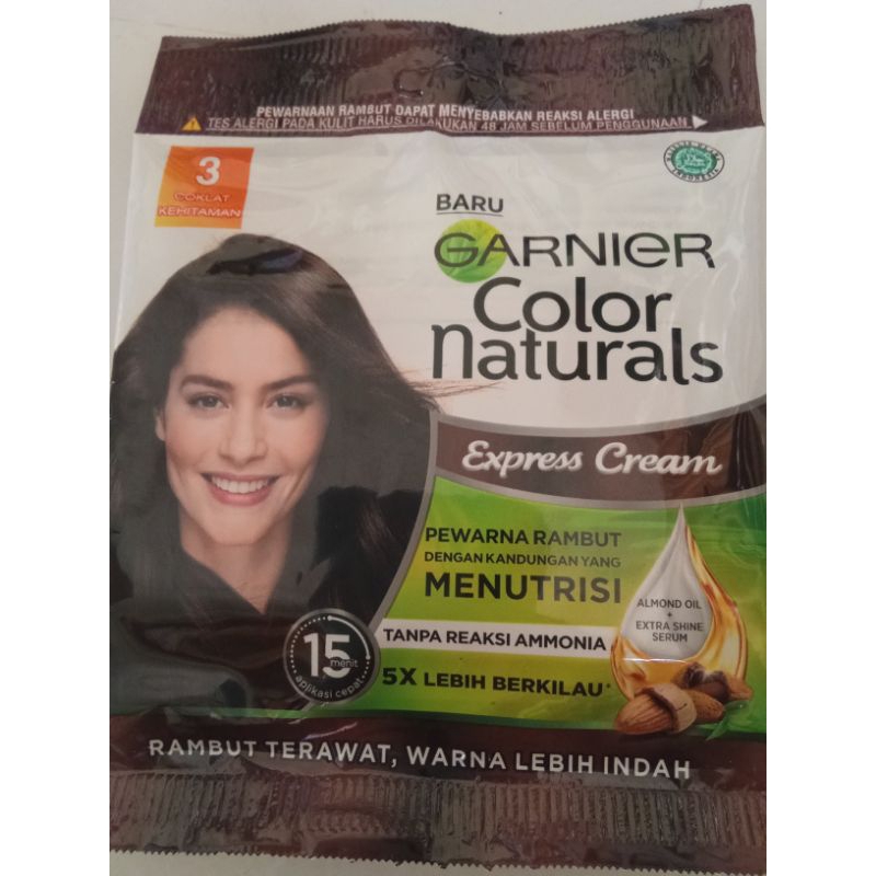 Jual GARNIER Pewarna Rambut | Color Natural no 3(Coklat Kehitaman ...