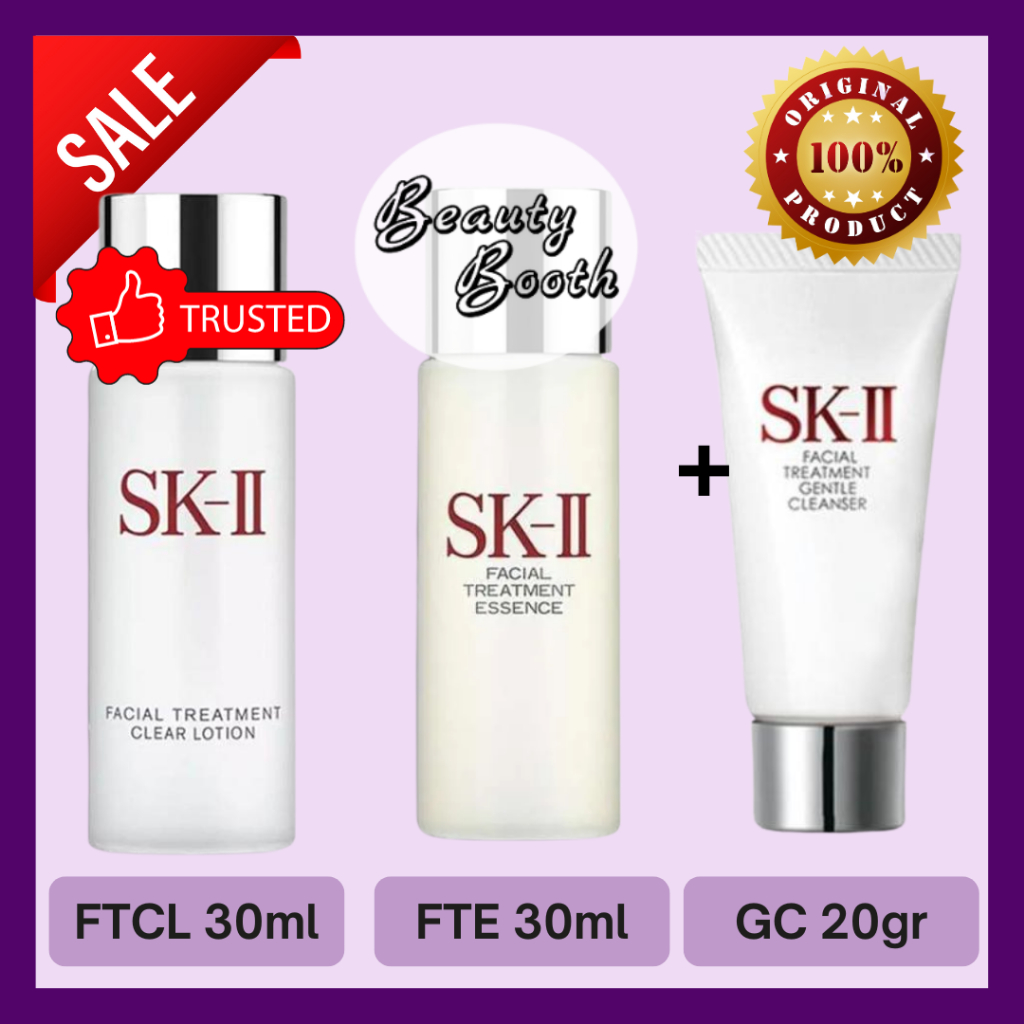 Jual SK-II SKII SK2 Pitera Starter FTE 30ml + FTCL 30ml+ Cleanser 20gr - Beauty Booth ...