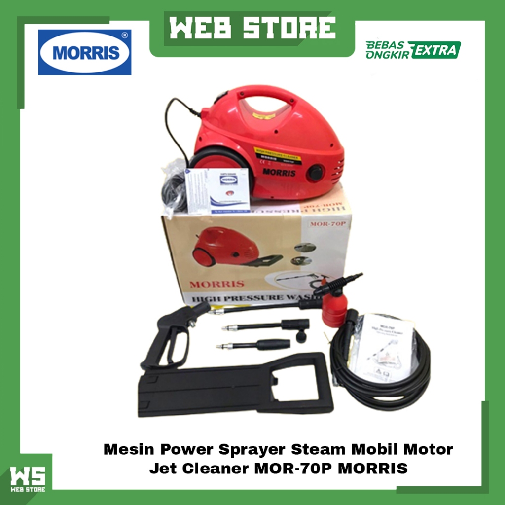 Jual Mesin Power Sprayer Steam Mobil Cuci Motor Jet Cleaner MOR-70P ...