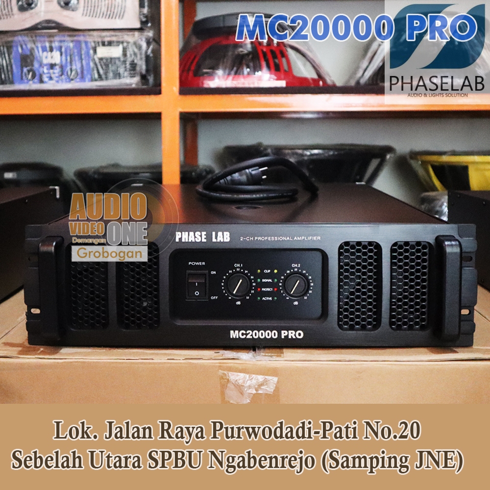 Jual Power Phase Lab MC20000 PRO Class H Power Badak Power Amplifier ...