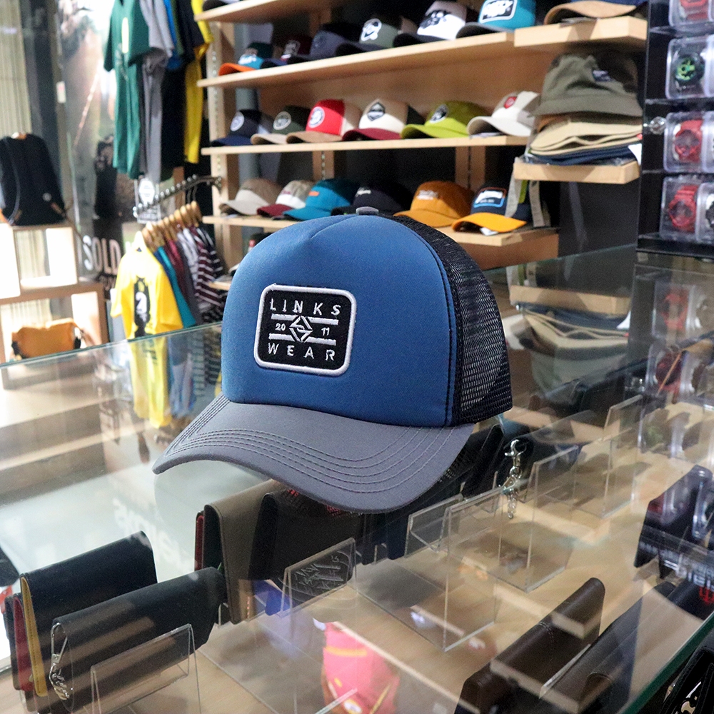 Jual DRIP'ON TOPI TRUCKER HAT CAPS TRIANGLE TOPI PRIA JARING GREY ...