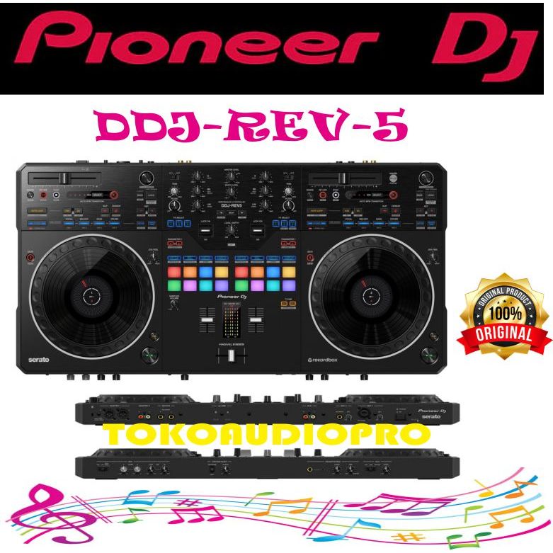 Jual Pioneer DJ DDJ-REV5 4-deck DJ Controller with Stem Separation ...