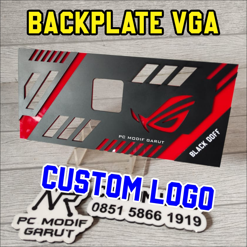 Jual Backplate vga cover custom logo ROG edition | Shopee Indonesia