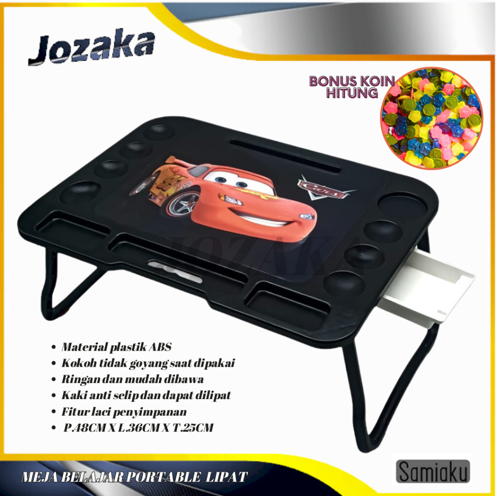 Jual Meja belajar anak / meja belajar lipat / meja lipat karakter /meja ...