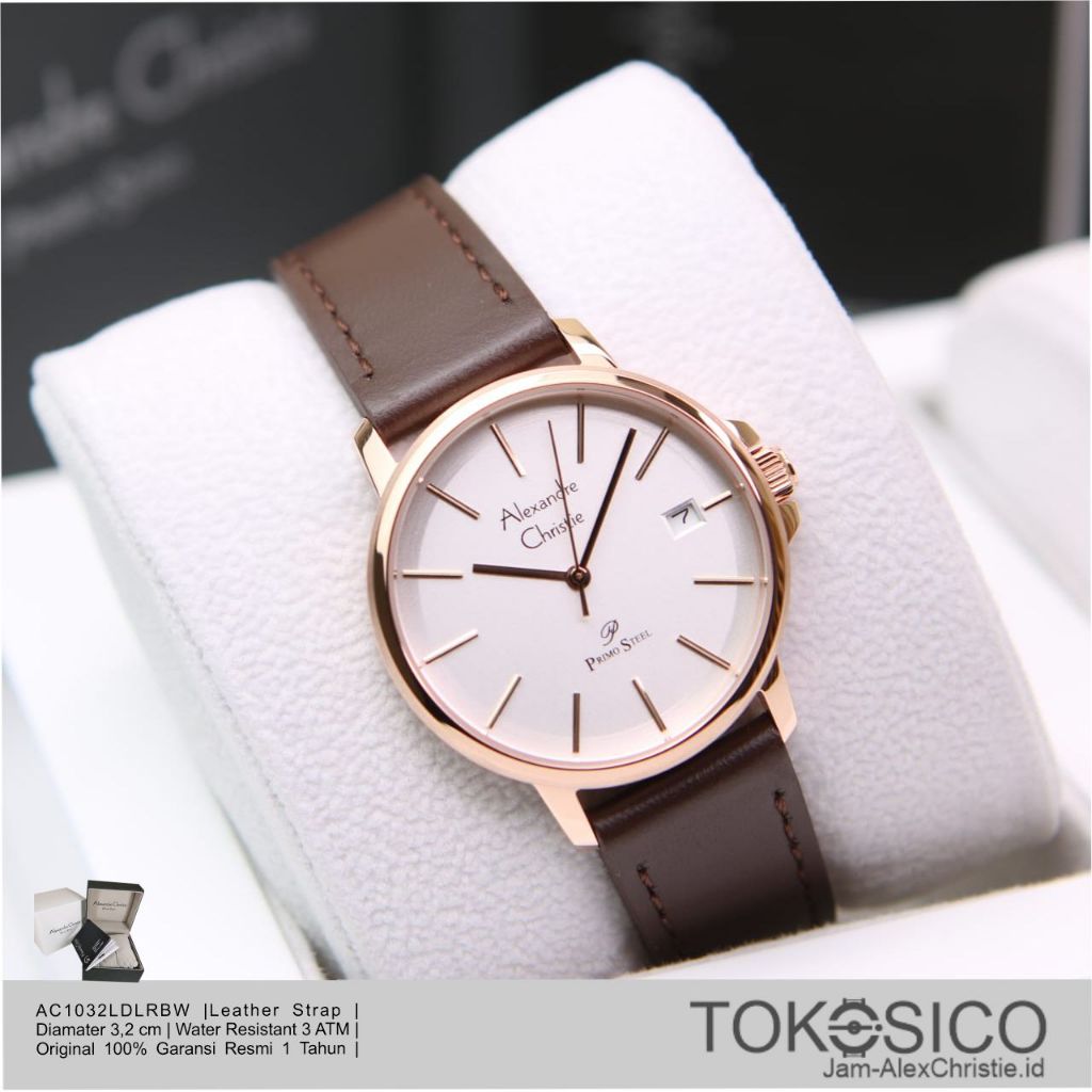 Jual ORIGINAL jam tangan wanita Alexandre Christie AC 8694 8698 garansi ...