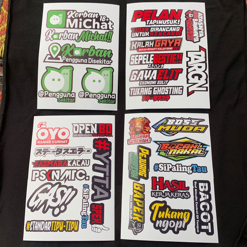 Jual Stiker Pack Racing | Shopee Indonesia