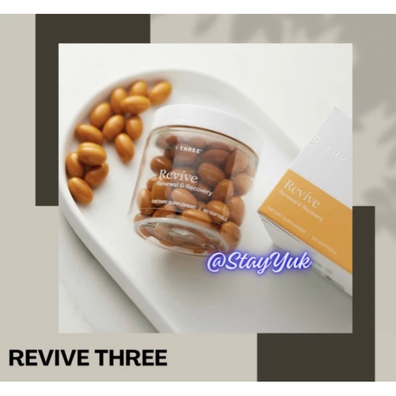 Jual Revive Three III Renewal & Recovery Suplement Ready stock | Shopee ...