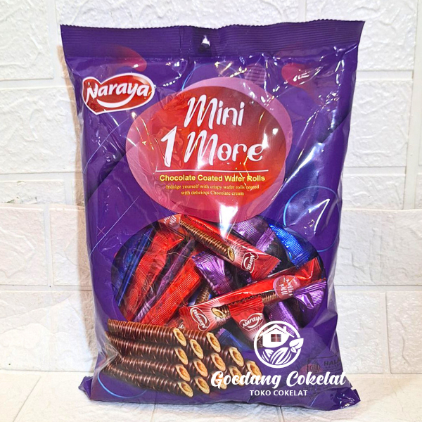 Jual Naraya Mini 1 More Chocolate Strawberry Coklat Wafer Roll Rolls ...