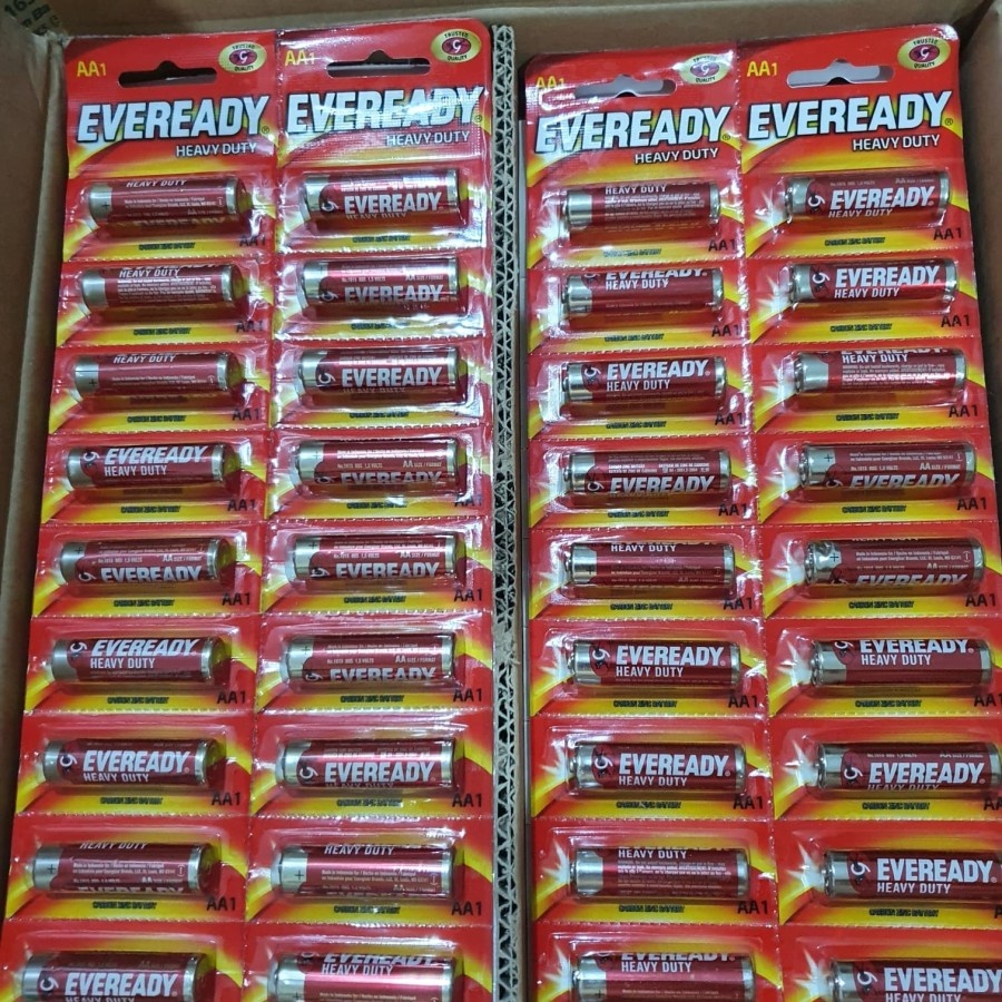 Jual Baterai Battery Batre EVEREADY Heavy Duty AA A2 AAA A3 | Shopee ...
