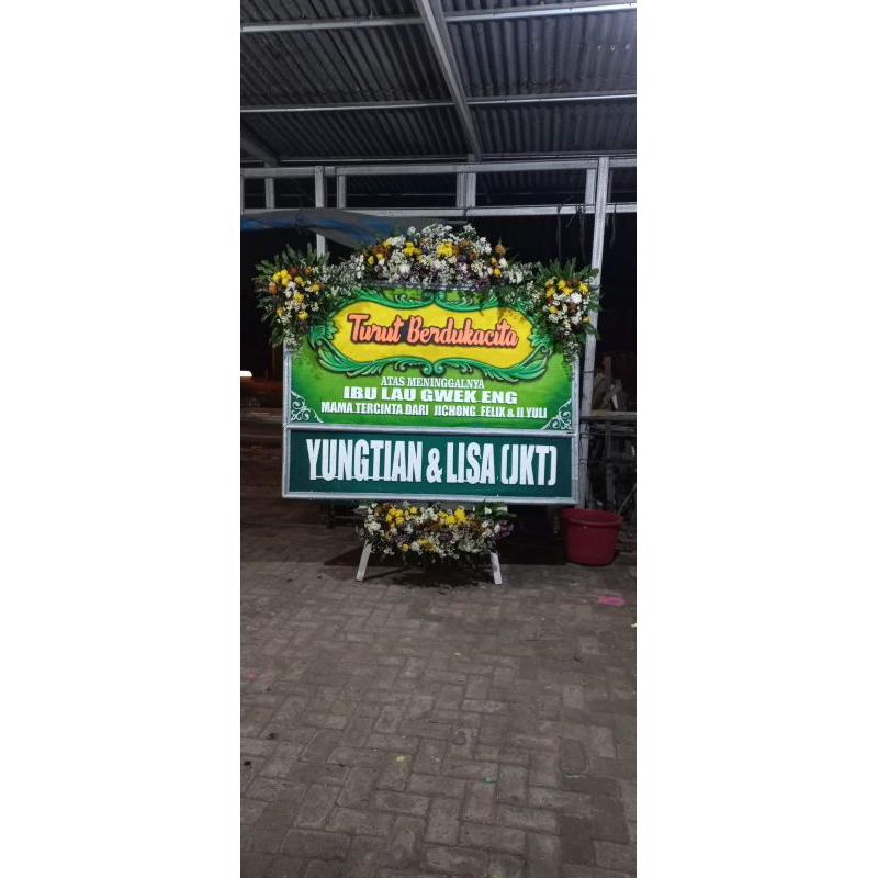 Jual Karangan Bunga / Papan Bunga Styrofoam Semi Bunga Fresh | Shopee ...