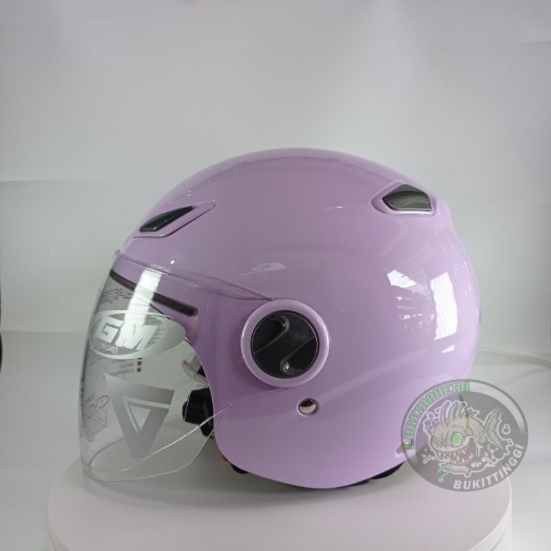 Jual HELM GM VENUS HIJAB PURPLE PASTEL | Shopee Indonesia