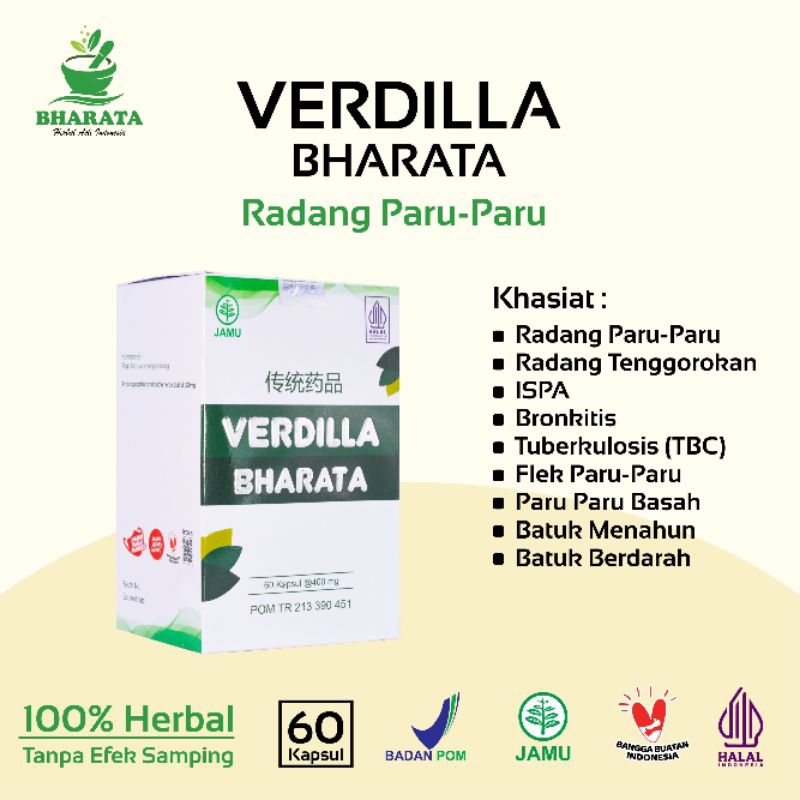 Jual VERDILLA BHARATA ORIGINAL | mengobati ISPA | Asthma | TBC | Batuk ...