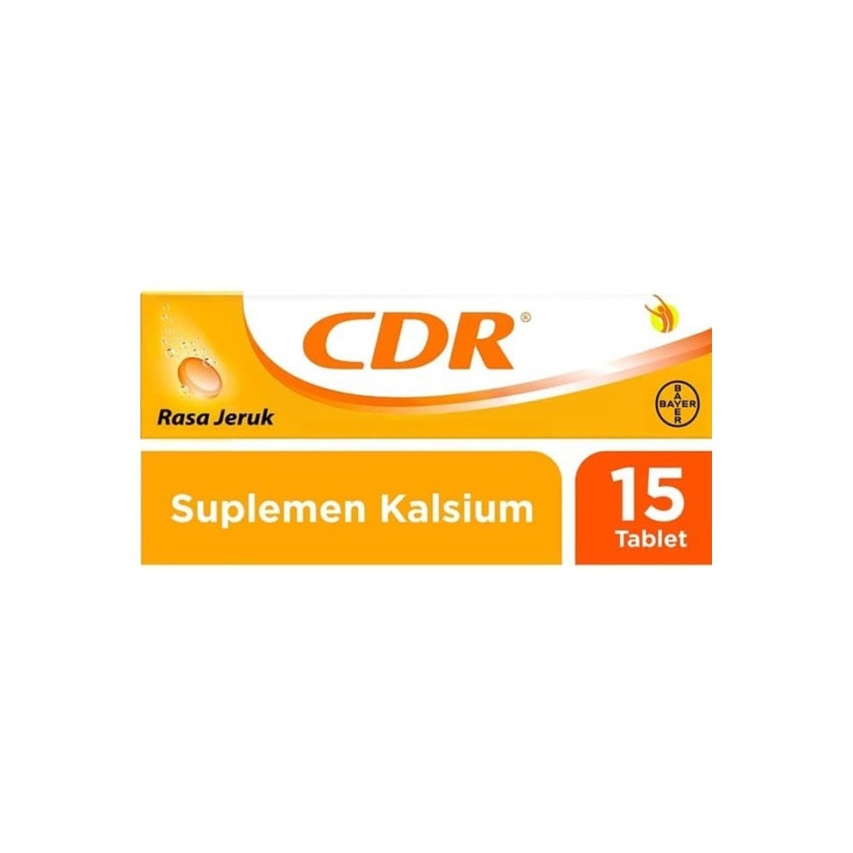 Jual Tablet Vitamin CDR Rasa Jeruk isi 15 | Shopee Indonesia