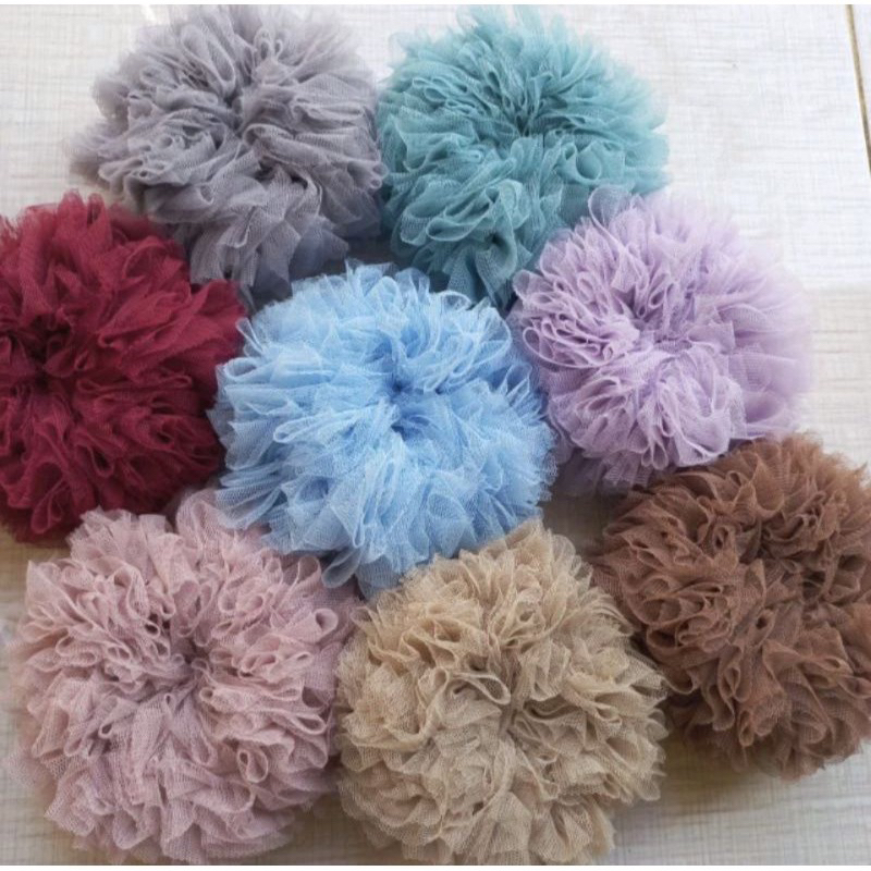 Jual CEPOLAN TILE HIJAB JUMBO PREMIUM / IKAT RAMBUT SCRUNCHIE HIJAB ...