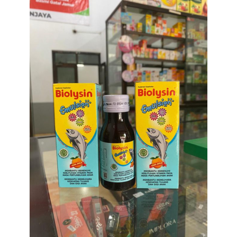 Jual BIOLYSIN EMULSION 60 ML II VITAMIN TUMBUH KEMBANG ANAK | Shopee ...