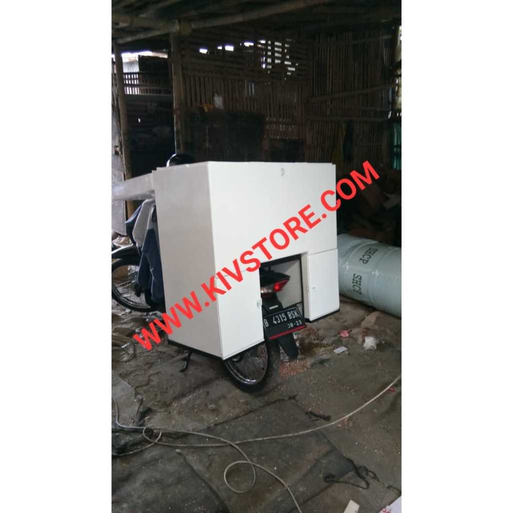 Jual box delivery motor atau kotak pengantar fiberglass motor | Shopee ...