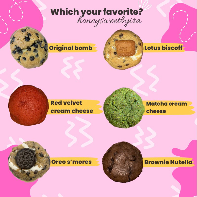 Jual Premium Soft Baked Cookies 6 Pcs Large Package @honeysweetbyira ...