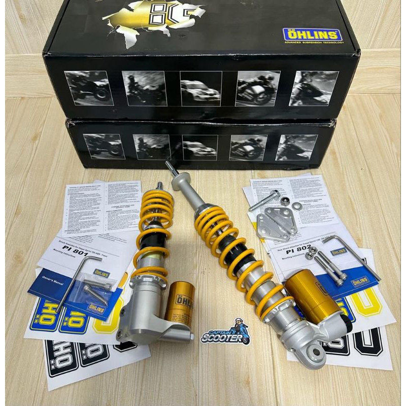 Jual Shockbreaker Shock Ohlins Tabung Front PI 801 Rear 802 Vespa ...