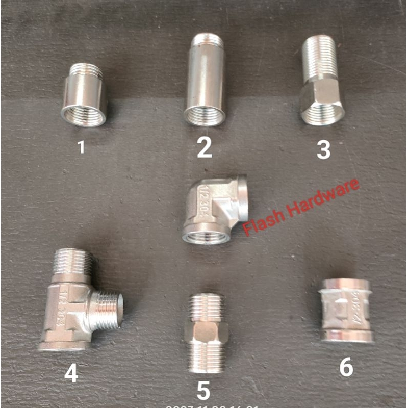 Jual Sambungan fitting hose kran keran stainles sock/keni/tee/nepel ...