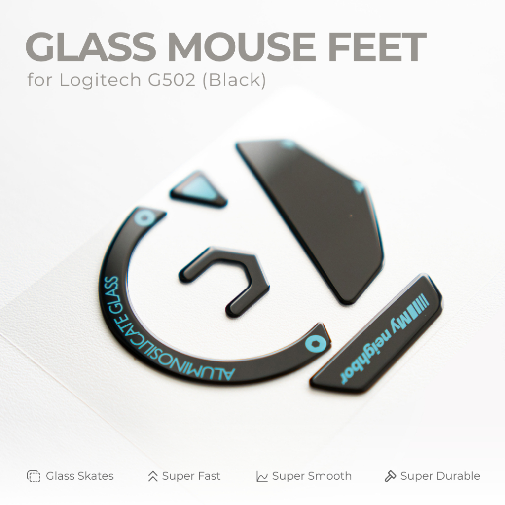Jual MYNK Glass Mouse Feet Superglide for Logitech G502 Wireless ...