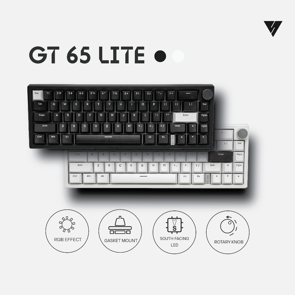 Jual VortexSeries GT65 Lite Wired Mechanical Keyboard Gasket Mount ...