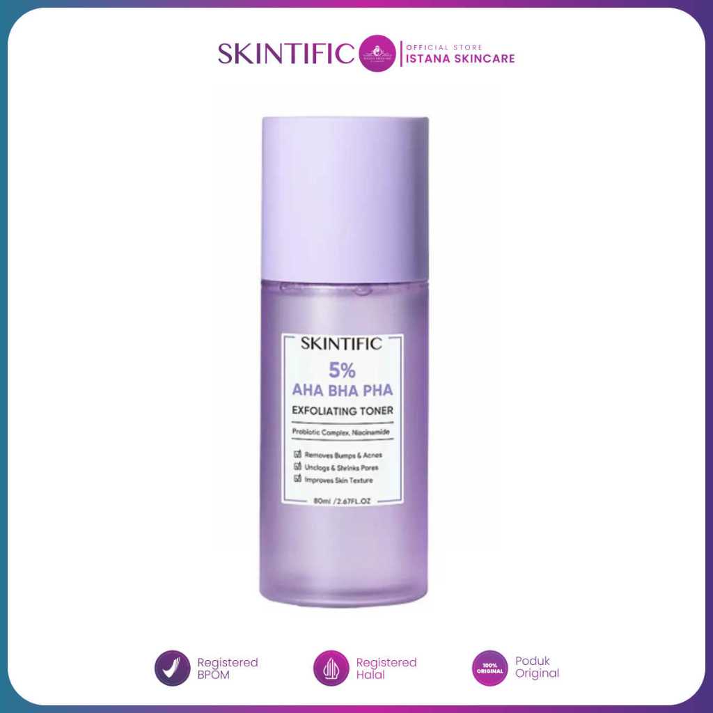 Jual SKINTIFIC - 5% Aha Bha Pha Exfoliating Toner Face Eksfoliasi wajah Glow and Smooth Skin ...
