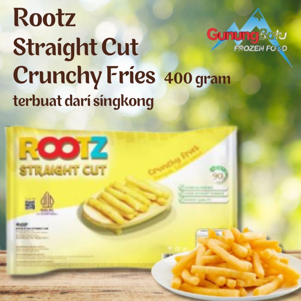 Jual ROOTZ CRUNCHY FRIES CASSAVA / SINGKONG | Shopee Indonesia