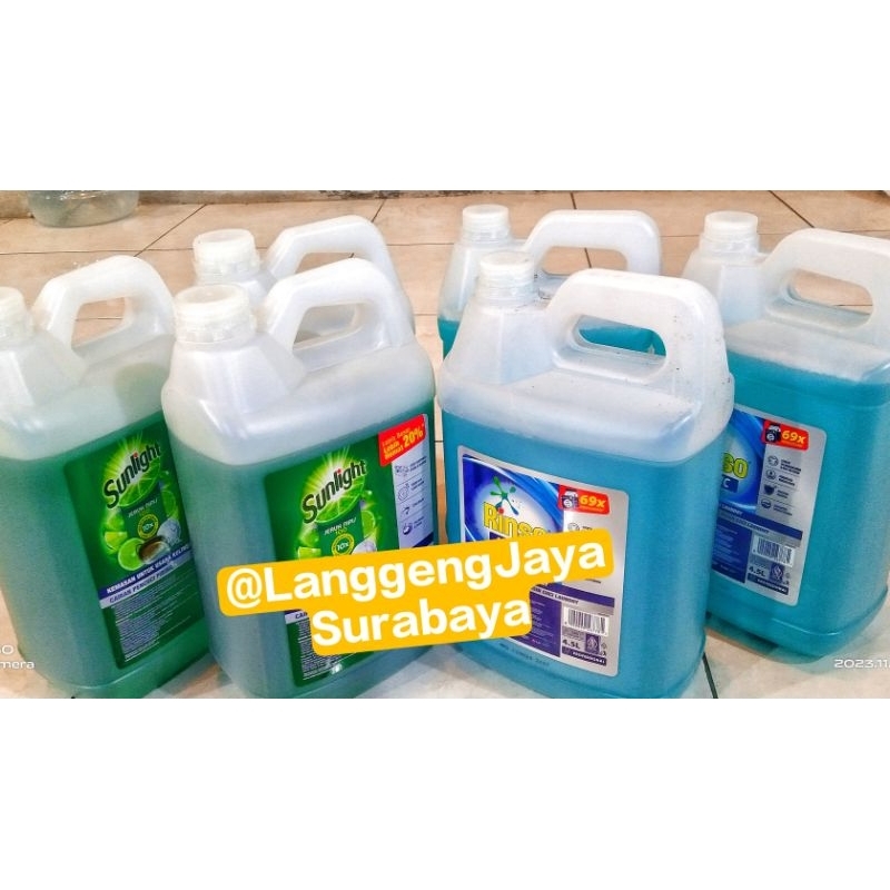 Jual Jerigen/Jirigen Rinso SUPERPRO Matic Cair detergen 4,5 Liter ...