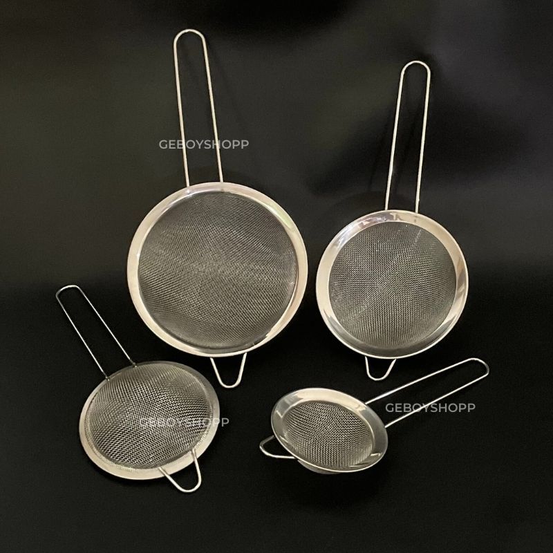 Jual Saringan Teh / Saringan Tepung Stainless Steel Serbaguna | Shopee ...