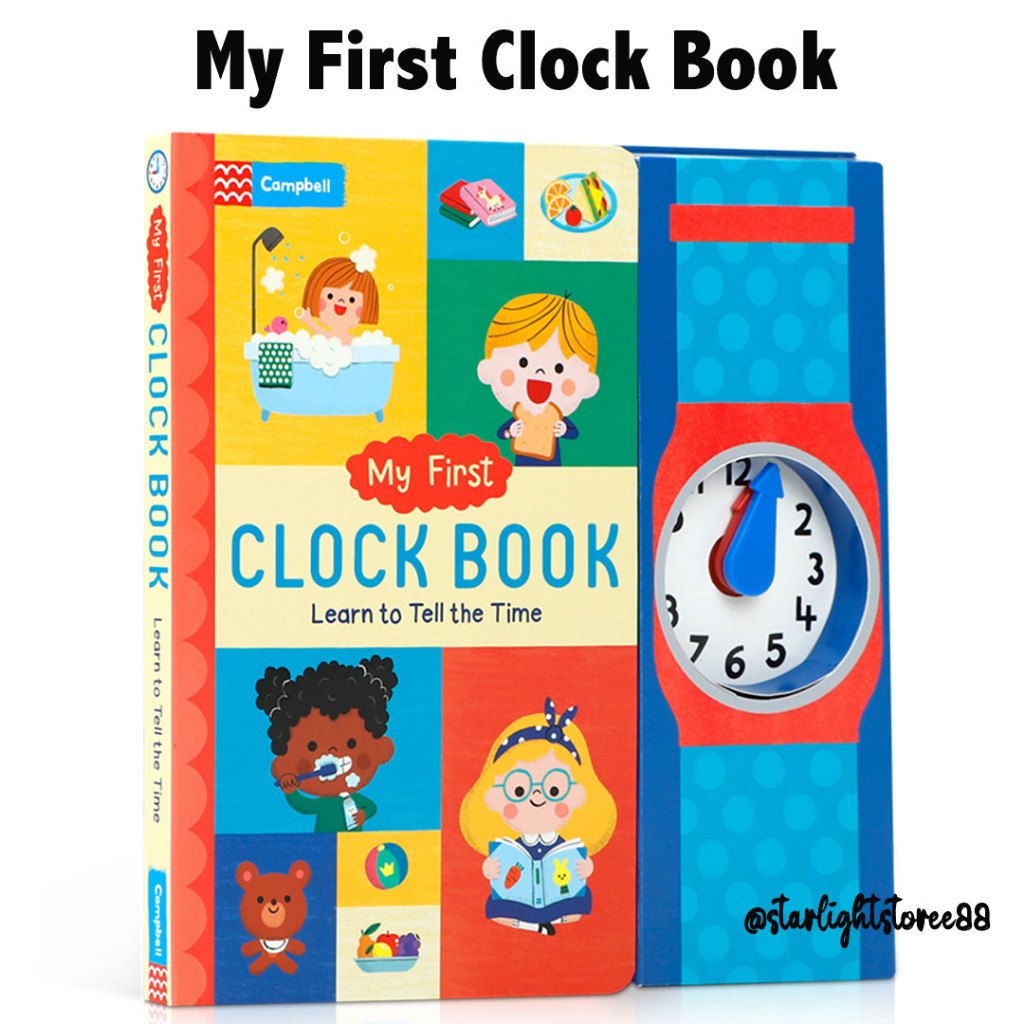 Jual [STR88] Buku Edukasi My First Clock Book : Learn to Tell the Time Campbell | Shopee Indonesia