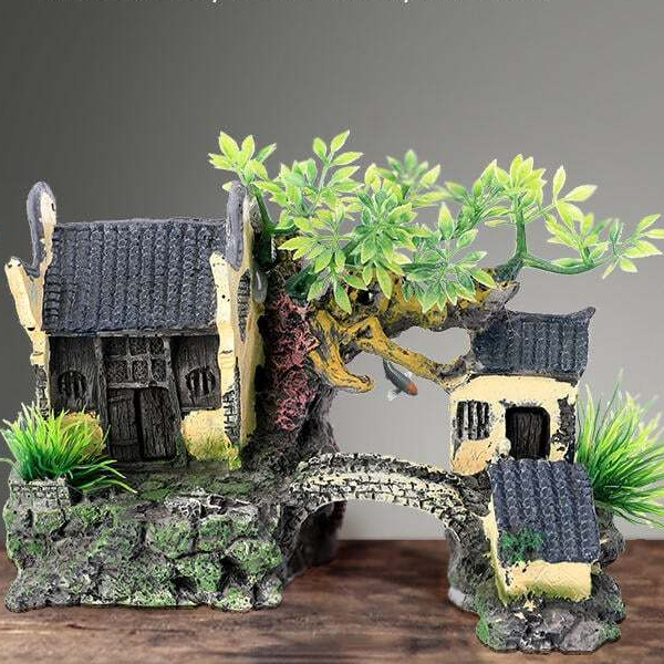 Jual Little venice house tank ornamen decoration, hiasan aquarium ...