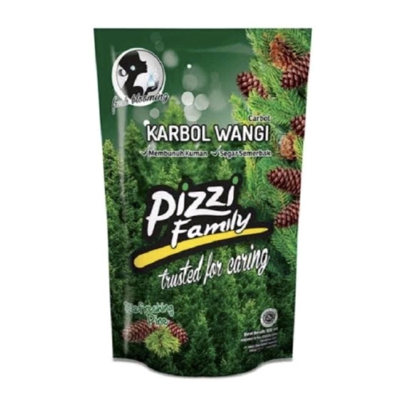 Jual KARBOL WANGI PIZZI FAMILY REFRESING PINE 800 ML | Shopee Indonesia