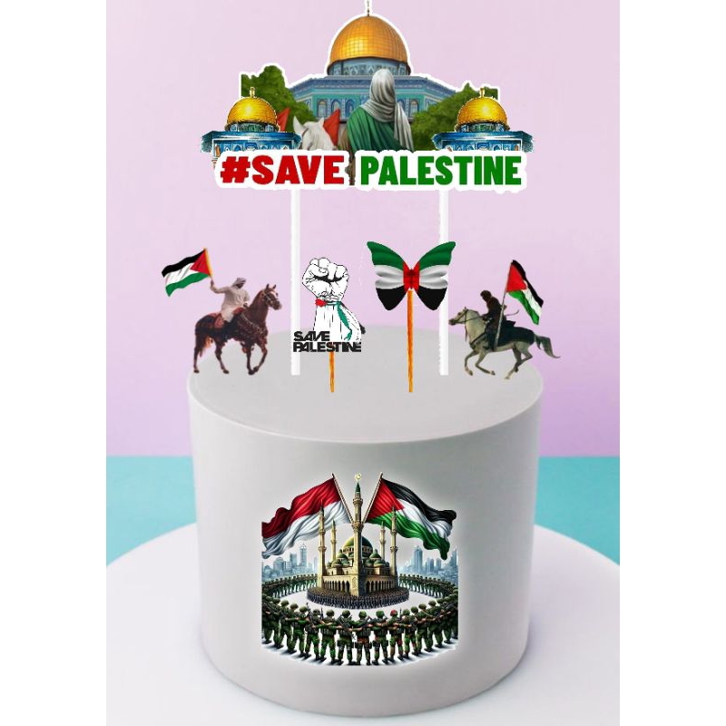 Jual TOPER KARAKTER PALESTINE HIASAN TUSUK KUE ULANG TAHUN | Shopee ...