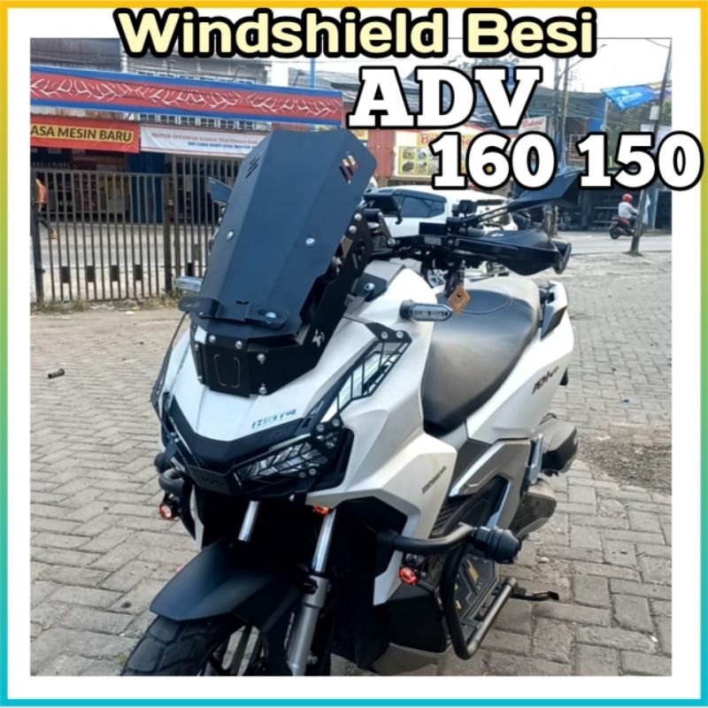 Jual Windshield ADV 160 150 Model Robot Besi | Shopee Indonesia