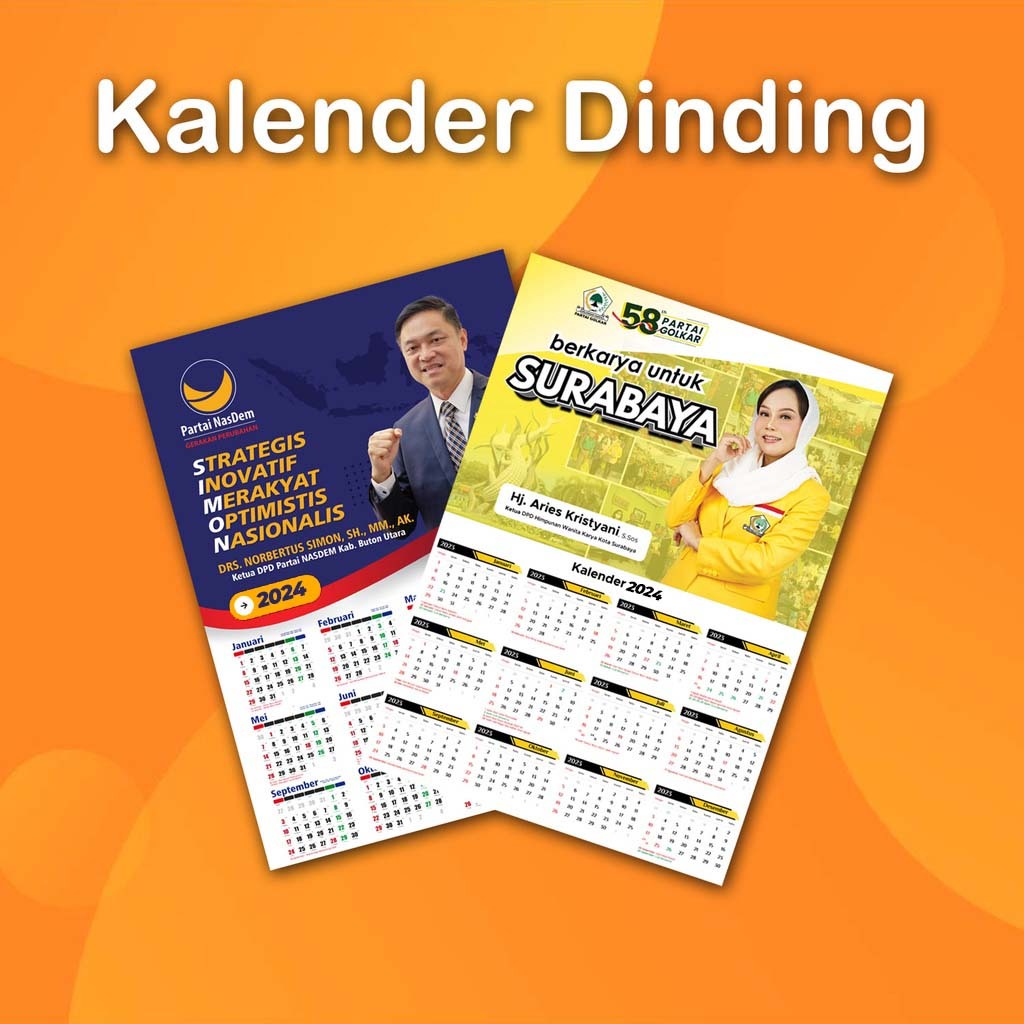 Jual Kalender Dinding 1 Lembar Partai A1 A2 A3 Murah Surabaya Bahan Art ...