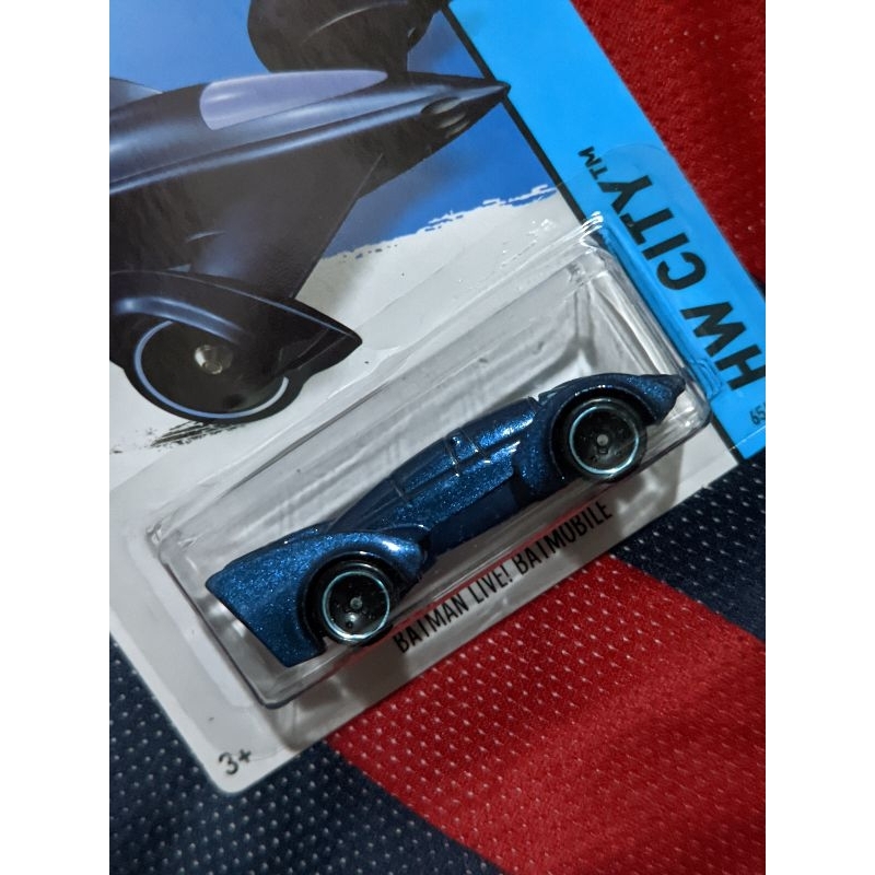 Jual hotwheels hw hot wheels mainan batman live batmobile navy biru tua ...