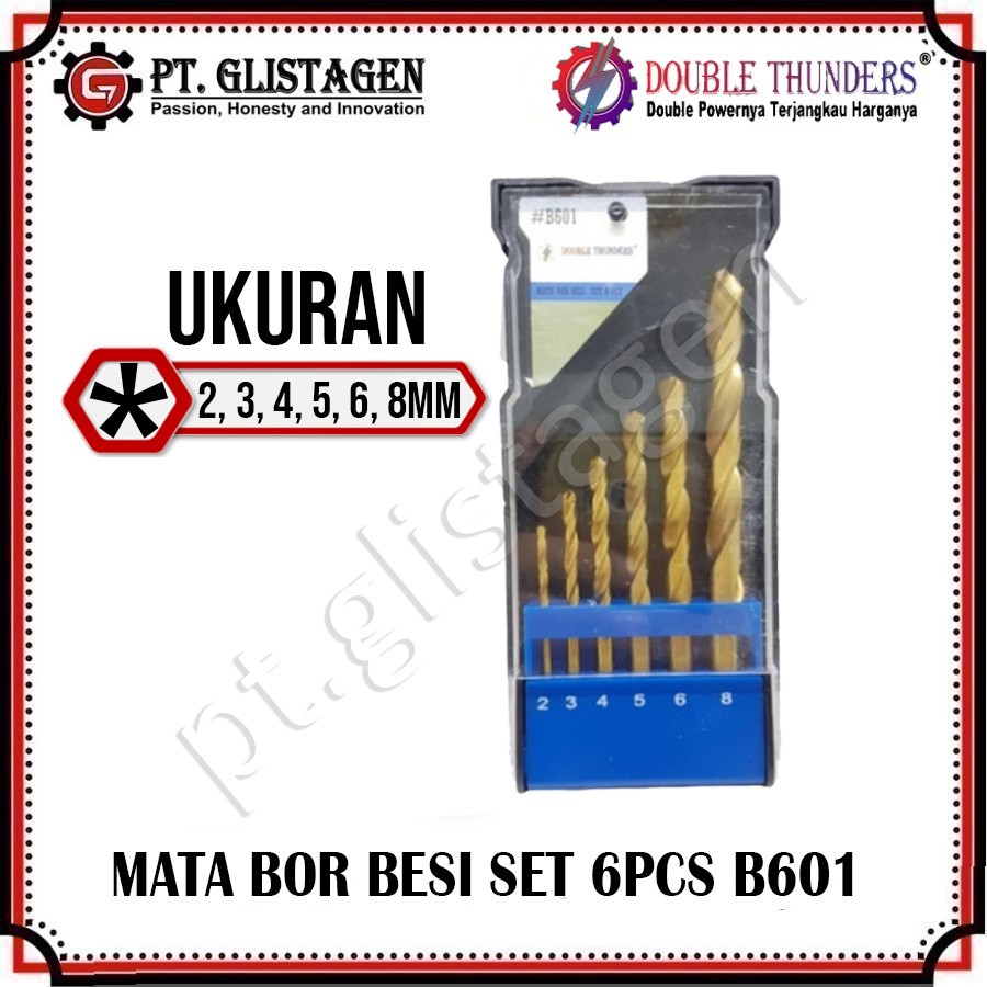 Jual Mata Bor Besi Set 6pcs Metal Drill Bits Set 6 Pcs | Shopee Indonesia