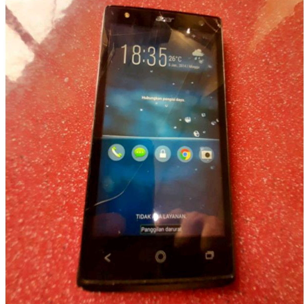 Jual Hp Acer E380 4G mesin normal original minus touchscreen retak ...