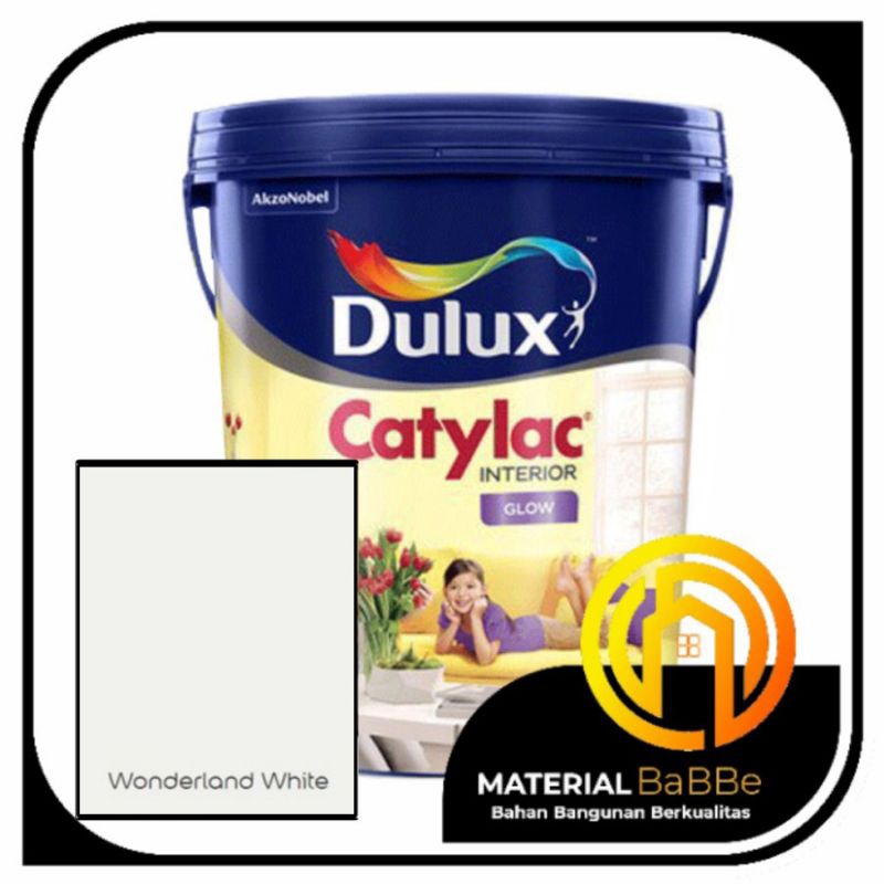 Jual Dulux Catylac Interior Glow Wonderland White 22 kg | Cat Dinding ...