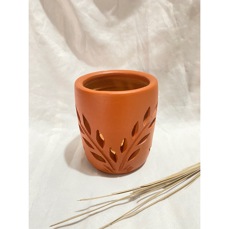 Jual pot kapsul motif terakota tanah liat | Shopee Indonesia