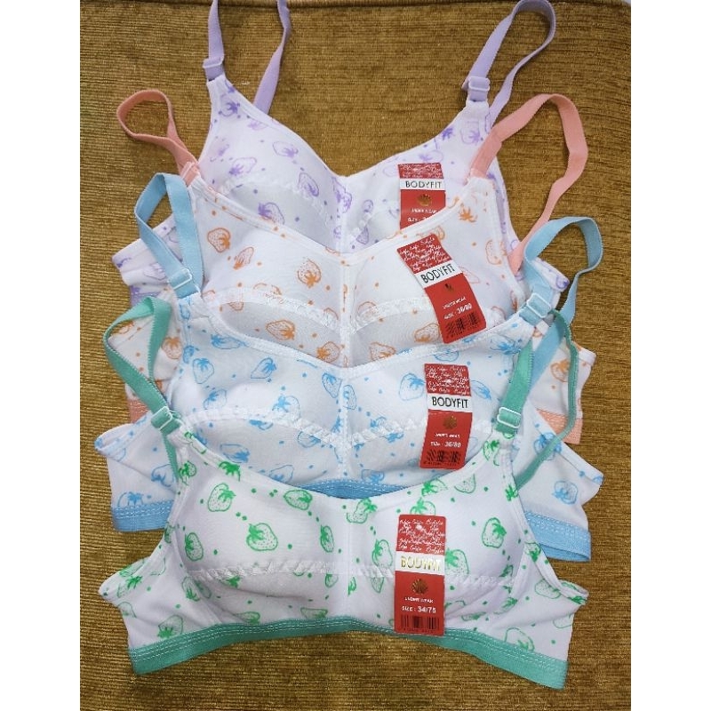 Jual sport bra remaja / bh remaja sablon / bra remaja tanpa kawat / bh ...