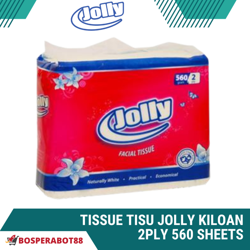 Jual TISSUE TISU JOLLY KILOAN 2PLY 560 SHEETS | Shopee Indonesia