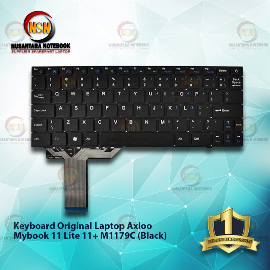 Jual Keyboard Original Laptop Axioo Mybook 11 Lite 11+ M1179C (Black ...