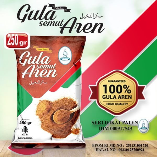 Jual Pondok Aren Gula Aren Bubuk Asli Murni 100% Organik 250 gram Gula Aren Semut 250gr Brown ...