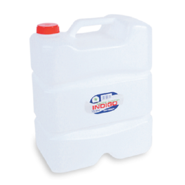 Jual Green Leaf 0315 Jerigen Air Segi 15 Liter Indigo Dirigen Plastik ...