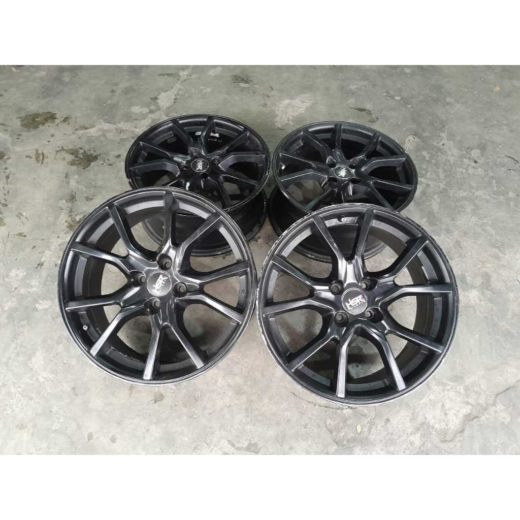 Jual velg mobil hsr type Misato ring 17x7 pcd 4x100 jazz mobilio vios ...