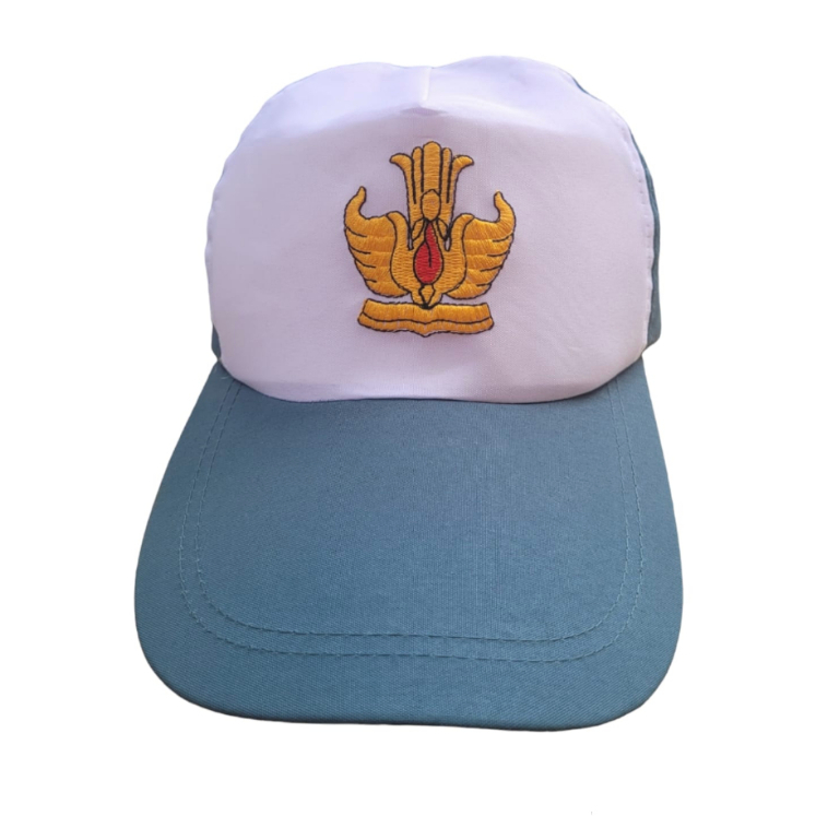 Jual Topi Sekolah Topi SMA/SMU/SMK Putih Abu Logo Bordir | Shopee Indonesia
