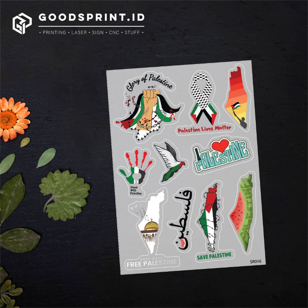 Jual Stiker Dukungan Palestina Sticker Save Palestine Save Gaza Stiker ...